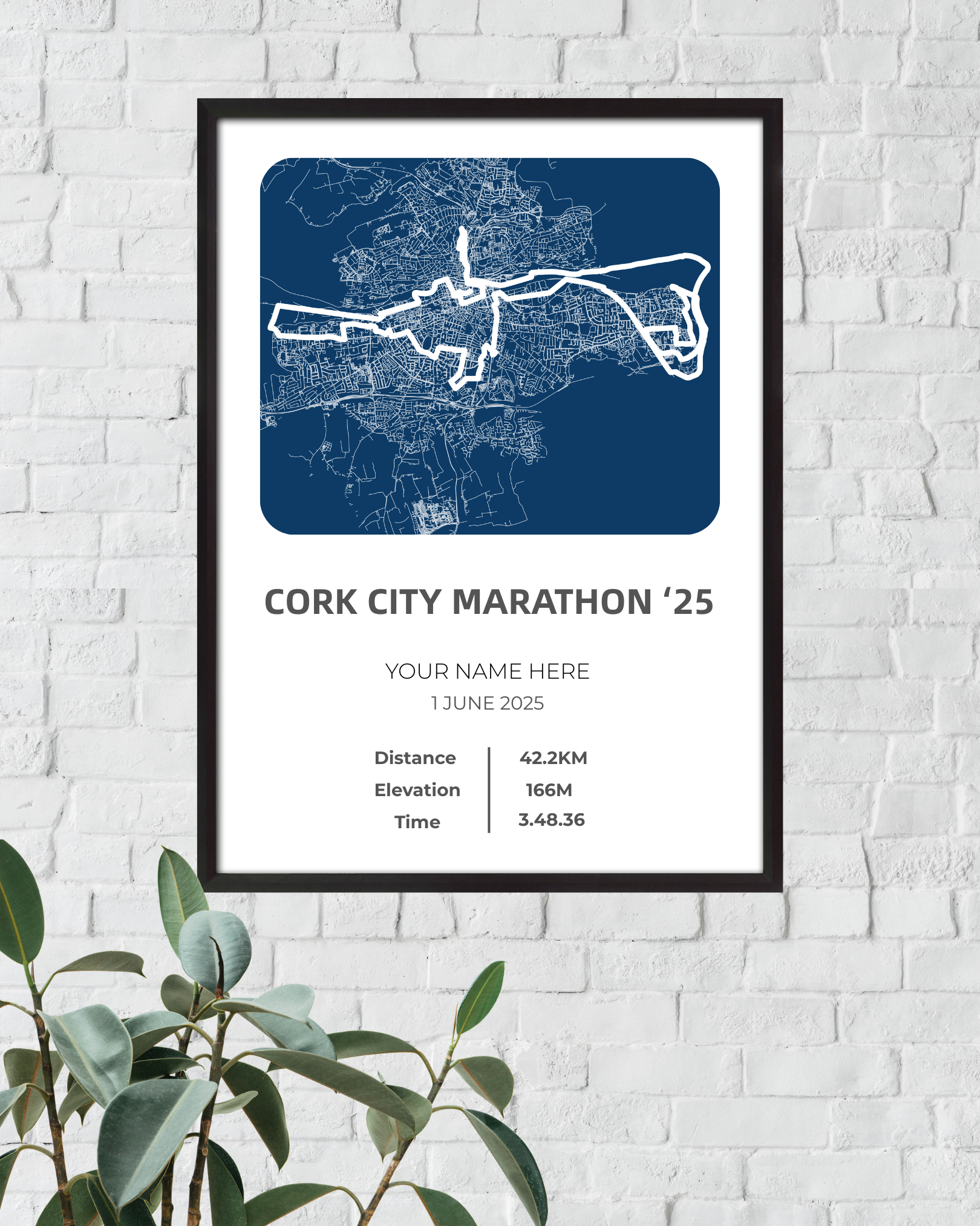 Cork City Marathon 2025 – Milestone Maps